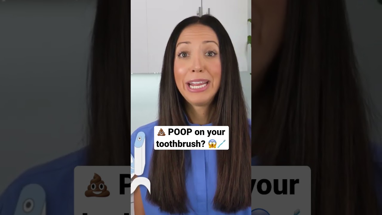 there’s a good chance there’s POOP on your toothbrush #shorts - Etoners
