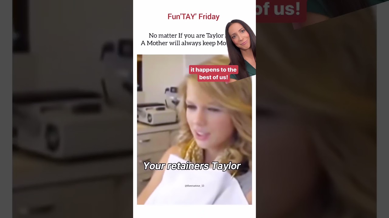 Taylor Swift at the dentist because she lost her retainers #shorts ...